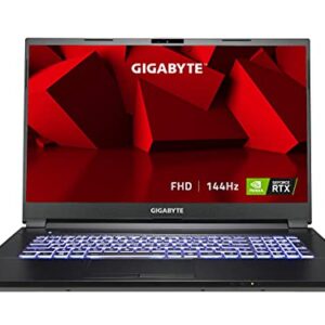 GIGABYTE A7 K1: 17.3" FHD IPS Anti-Glare 144Hz, AMD Ryzen™ 7 5800H, NVIDIA GeForce RTX 3060 GPU 6 GB GDDR6, 16 GB Memory, 512 GB PCIe SSD, Windows 11 Home- Gaming Laptop (A7 K1-BUS1130SB)