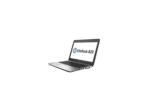 HP EliteBook 820 G4 Laptop, Intel Core i7-7600U, Windows 10 Pro, 16GB RAM, 256GB SSD (1FX43UT#ABA) (Renewed)