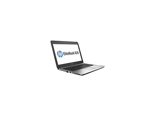 HP EliteBook 820 G4 Laptop, Intel Core i7-7600U, Windows 10 Pro, 16GB RAM, 256GB SSD (1FX43UT#ABA) (Renewed)