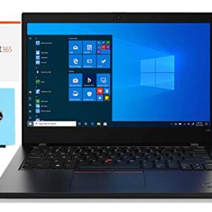 Lenovo ThinkPad L14 Home and Business Laptop (Intel i7-10510U 4-Core, 16GB RAM, 256GB SSD, Intel UHD Graphics, 14.0" Full HD (1920x1080), WiFi, Bluetooth, Win 10 Pro) with MS 365 Personal, Hub