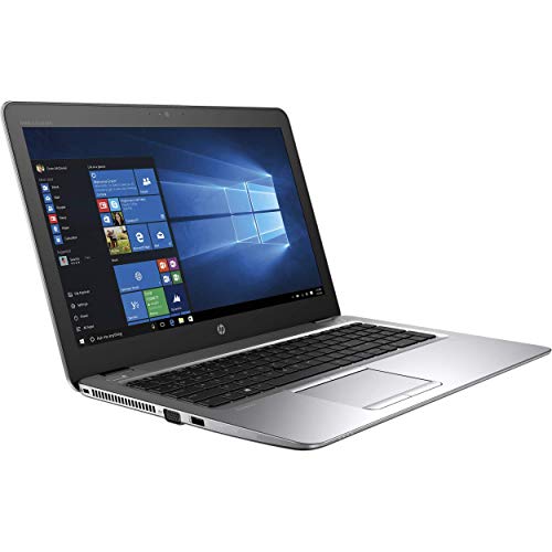 HP EliteBook 850 G4 15.6-inch Anti-Glare HD Laptop: Intel Core i5-7200U, 256GB SSD 16GB DDR4, Backlit Key, WiFi BlueTooth, Ethernet, DisplayPort, WebCam, Windows 10 Pro (Renewed)