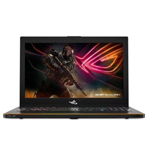 asus rog zephyrus m ultra slim gaming laptop, 15.6” full hd 144hz ips-type g-sync, geforce gtx 1070, intel core i7-8750h processor, 16gb ddr4, 256gb pcie ssd + 1tb firecuda, windows 10 – gm501gs-xs74