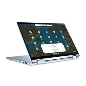 ASUS Chromebook Flip C433 2 in 1 Laptop, 14" Touchscreen FHD NanoEdge Display, Intel Core m3-8100Y Processor, 8GB RAM, 64GB eMMC Storage, Backlit Keyboard, Silver, Chrome OS, C433TA-AS384T (Renewed)