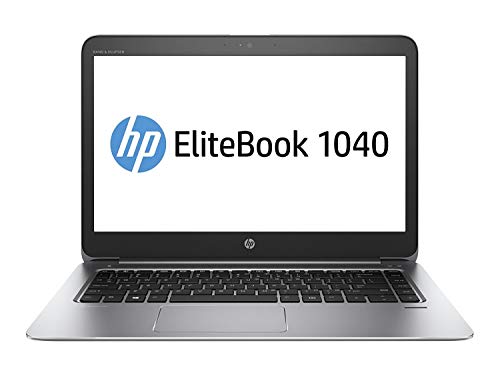 HP Elitebook Folio 1040 G3 | 14 FHD Display / Intel Core i7-6600U 2.6Ghz / 8GB / 256GB SSD / Fingerprint Scanner / Webcam / HDMI / Windows 10 Pro (Renewed)