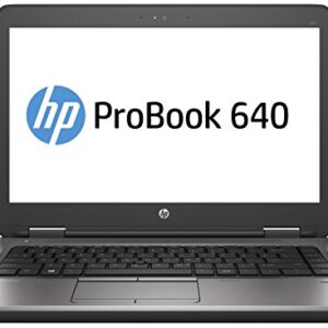 HP PROBOOK 640 G2 14 Inch Business Laptop, Intel Core i5-6300U up to 3.0GHz, 8G DDR4, 128G SSD, DVD, WiFi, USB 3.0, VGA, Display Port, Windows 10 64 Bit Multi-Language Supports En/Fr/Sp(Renewed)