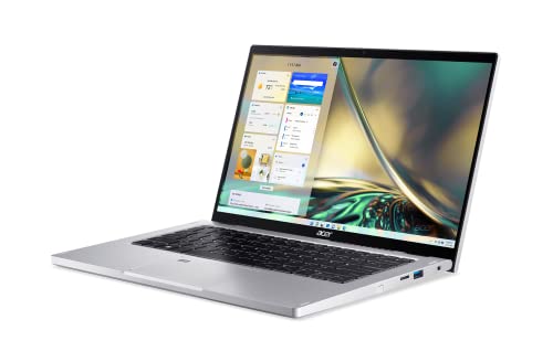 Acer Spin 3 Convertible Laptop | 14" 1920x1080 IPS Touch Display | Intel Core i5-1235U | Intel Iris Xe Graphics | 8GB LPDDR4X | 512GB PCIe Gen 4 SSD | WiFi 6 | Dockable Active Stylus | SP314-55N-53GS