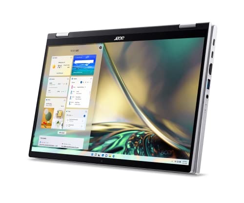 Acer Spin 3 Convertible Laptop | 14" 1920x1080 IPS Touch Display | Intel Core i5-1235U | Intel Iris Xe Graphics | 8GB LPDDR4X | 512GB PCIe Gen 4 SSD | WiFi 6 | Dockable Active Stylus | SP314-55N-53GS