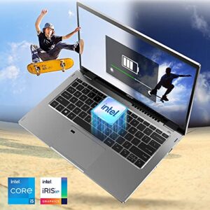 Acer Spin 3 Convertible Laptop | 14" 1920x1080 IPS Touch Display | Intel Core i5-1235U | Intel Iris Xe Graphics | 8GB LPDDR4X | 512GB PCIe Gen 4 SSD | WiFi 6 | Dockable Active Stylus | SP314-55N-53GS