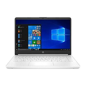 2021 HP Stream 14" HD Laptop Computer, Intel Celeron N4020 Processor, 4GB RAM, 64GB eMMC, HD Audio, HD Webcam, Intel UHD Graphics 600, 1 Year Office, HDMI, Win 10 S, White, 128GB SnowBell USB Card