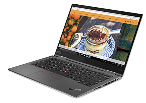 Lenovo ThinkPad X1 Yoga Gen 5 14-inch 4K UHD Touchscreen 1TB SSD, 10th Gen i7, 2-in-1 Laptop (16GB RAM, 4.9GHz i7-10610U, Fingerprint Reader, ThinkPad Pen, Windows 10 Pro) Iron Gray, 20UB000NUS