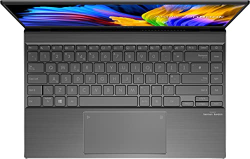 ASUS Ultra-Slim Zenbook 14.0" FHD IPS Laptop | AMD Ryzen 5 5500U | NVIDIA GeForce MX450 | Wi-Fi 6 | Harman Kardon Audio | HD Webcam | Backlit KB | USB-C | Windows 11 (8GB RAM | 256GB PCIe SSD)