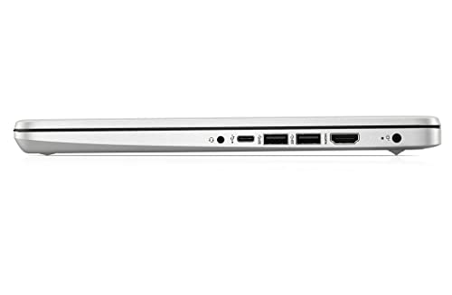 HP 14 Inch HD Business Laptop, 11th Gen Intel Dual-Core i3-1115G4 Processor, 8GB RAM, 256GB PCIe SSD Storage, Windows 11 S, Lightweight Design, USB-C, HDMI, Wi-Fi, YSC Accesory (Natural Silver)