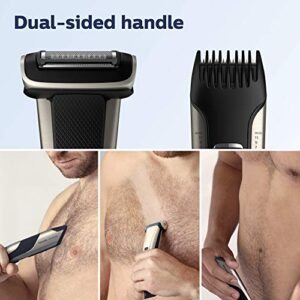 Philips Norelco Bodygroom Series 7000 Showerproof Body Trimmer & Shaver with Case and Replacement Head, BG7040/42