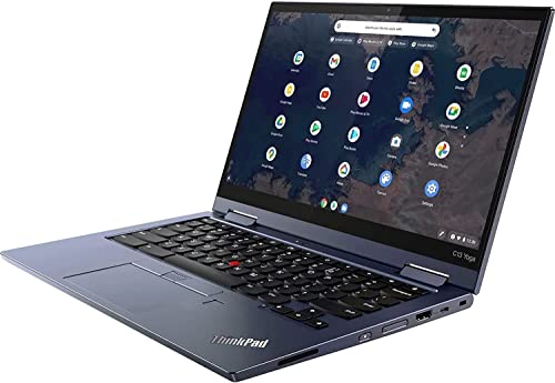 Lenovo Flex 5 13.3" FHD 2-in-1 Touchscreen Chromebook, AMD Ryzen 5 up to 3.7Ghz, 8GB RAM, 128GB SSD, WiFi, Bluetooth, Backlit Keyboard,Hugo Tech Mart Fingerprint Reader, Chrome OS (Renewed)