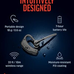 Poly Voyager Legend Wireless Headset (Plantronics) - Single-Ear Bluetooth w/Noise-Canceling Mic - Voice Controls - Mute & Volume Buttons - Ergonomic Design -Connect to Mobile/Tablet via Bluetooth -FFP