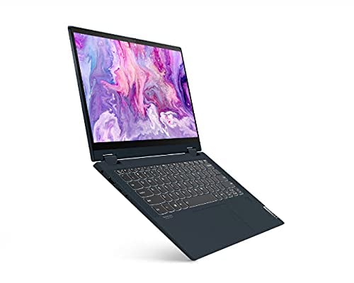 Lenovo IdeaPad Flex 5 14.0" FHD IPS Touchscreen 2-in-1 Convertible Laptop, AMD Ryzen 3 5300U Up to 3.80 GHz, 4GB DDR4 RAM, 512GB NVMe SSD, Fingerprint, WiFi, HDMI, USB-C, Win 10S, EAT 64GB SD Card