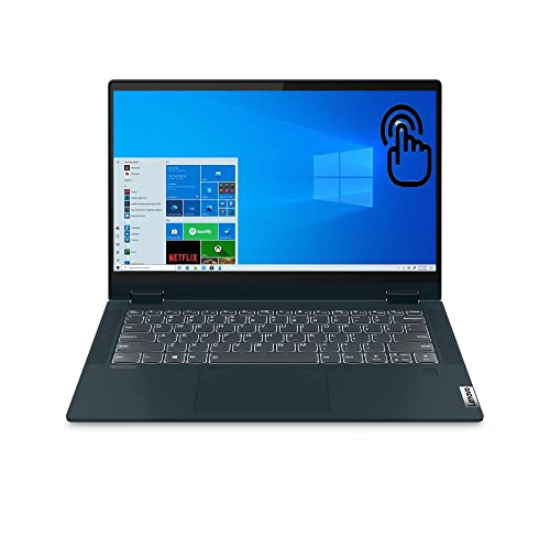 Lenovo IdeaPad Flex 5 14.0" FHD IPS Touchscreen 2-in-1 Convertible Laptop, AMD Ryzen 3 5300U Up to 3.80 GHz, 4GB DDR4 RAM, 512GB NVMe SSD, Fingerprint, WiFi, HDMI, USB-C, Win 10S, EAT 64GB SD Card