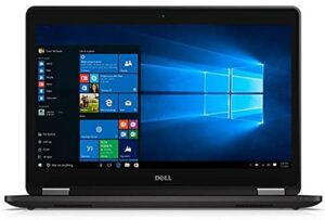 dell latitude e7470 fhd ultrabook business laptop notebook (intel core i7 6650u, 16gb ram, 256gb ssd, hdmi, camera, wifi, bluetooth) win 10 pro (renewed)