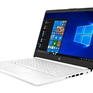 2021 HP Stream 14" HD Laptop Computer, Intel Celeron N4020 Dual-core Processor, 4GB DDR4 RAM, 64GB eMMC, Intel HD Graphics, 1 Year Office 365, Webcam, HDMI, Windows 10S, White, 32GB SnowBell USB Card