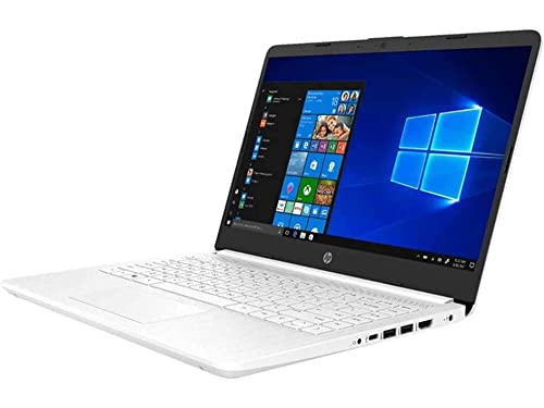 2021 HP Stream 14" HD Laptop Computer, Intel Celeron N4020 Dual-core Processor, 4GB DDR4 RAM, 64GB eMMC, Intel HD Graphics, 1 Year Office 365, Webcam, HDMI, Windows 10S, White, 32GB SnowBell USB Card