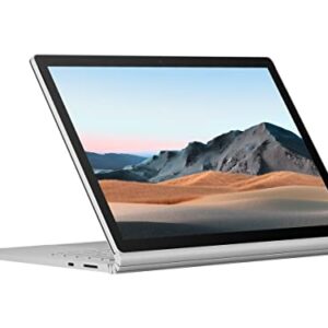 Microsoft Surface Book 3, 15" Commercial Detachable Laptop, Intel Core i7-1065G7 32GB RAM LPDDR4X, 512GB SSD, NVIDIA GeForce GTX 160 - 6GB, Windows 10 Pro - Platinum (Renewed)