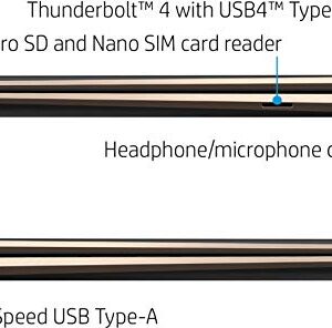 HP 2022 Spectre 2-in-1 Laptop 13.5" 3K2K OLED Touchscreen EVO 11th Intel Core i7-1195G7 Iris Xe Graphics 16GB DDR4 1TB SSD Wi-Fi 6 Thunderbolt 4 Backlit KB w/ FP and Pen Windows 11 Pro w/RATZK 32GB