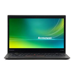 lenovo x1 carbon ultrabook 14in display, intel core i5-5300u 2.3ghz, 8gb ram, 240gb ssd, webcam, windows 10 pro (renewed)