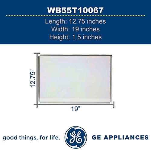 GE WB55T10067 Genuine OEM Door Middle Glass for GE Range/Stove/Ovens