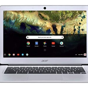 Acer Chromebook 14 CB3-431-C99D, Intel Celeron N3060, 14" HD Display, 4GB LPDDR3, 16GB eMMC, Metal Chassis, Sparkly Silver, Google Chrome, 14-14.99 inches