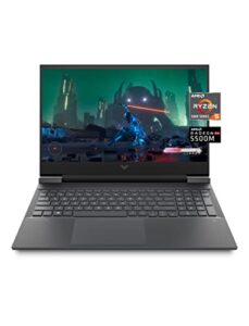 victus 16 gaming laptop, amd radeon rx 5500m, amd ryzen 5 5600h, 8 gb ram, 512 gb ssd, full hd ips display, windows 11 home, backlit keyboard, fast charge, enhanced thermals (16-e0020nr, 2021)