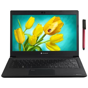 toshiba dynabook tecra a30-g 13.3″ fhd business laptop computer, celeron 5205u processor @ 1.9ghz, 4gb ddr4 ram, 128gb pcie ssd, wifi 6, bluetooth, type-c, windows 10 pro education, 64gb flash drive