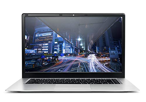 BROAGE 15.6" FHD Lightweight Laptop Computer, Intel Celeron N4020 up to 2.8GHz, 4GB RAM, 64GB eMMC, WiFi, Bluetooth, USB 3.0, HDMI, Webcam, Microphone, Silver, Windows 10 Home, Online Class Ready