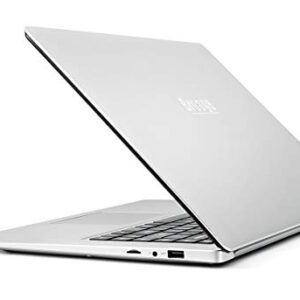 BROAGE 15.6" FHD Lightweight Laptop Computer, Intel Celeron N4020 up to 2.8GHz, 4GB RAM, 64GB eMMC, WiFi, Bluetooth, USB 3.0, HDMI, Webcam, Microphone, Silver, Windows 10 Home, Online Class Ready