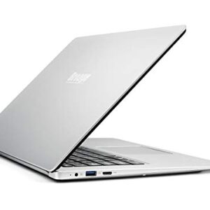 BROAGE 15.6" FHD Lightweight Laptop Computer, Intel Celeron N4020 up to 2.8GHz, 4GB RAM, 64GB eMMC, WiFi, Bluetooth, USB 3.0, HDMI, Webcam, Microphone, Silver, Windows 10 Home, Online Class Ready