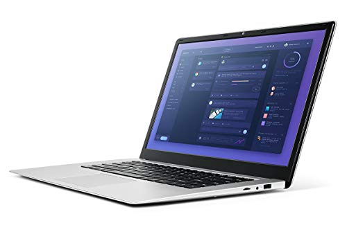 BROAGE 15.6" FHD Lightweight Laptop Computer, Intel Celeron N4020 up to 2.8GHz, 4GB RAM, 64GB eMMC, WiFi, Bluetooth, USB 3.0, HDMI, Webcam, Microphone, Silver, Windows 10 Home, Online Class Ready