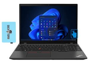 lenovo thinkpad t16 gen 1 16.0″ touchscreen wuxga ips laptop (intel i5-1245u 10-core 1.60ghz, 16gb ram, 512gb pcie ssd, intel iris xe, backlit kyb, fp, wifi 6e, bt 5.3, win 11 pro) w/dockztorm dock