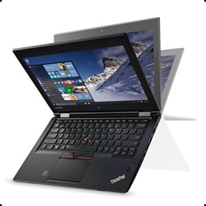 lenovo thinkpad yoga 260 convertible laptop / 12.5 inch ips fhd touchscreen (1920×1080), intel core i5-6300u, 256gb ssd, 8gb ddr4 memory, windows 10 professional 64-bit – webcam – black (renewed)