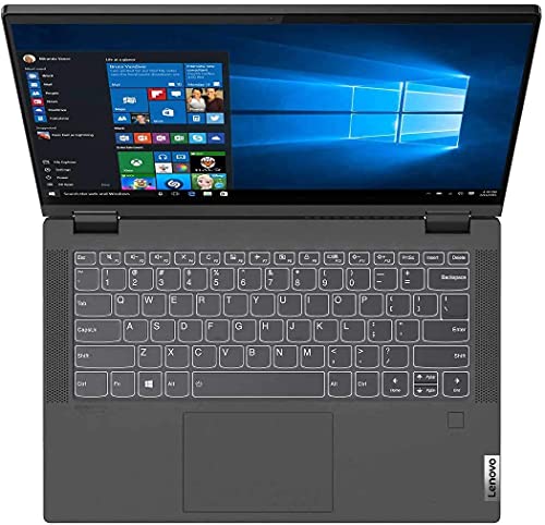 Lenovo IdeaPad Flex 5 2-in-1 Laptop, 14.0" FHD IPS Touch Screen, AMD Ryzen 7 4700U, Webcam, Backlit Keyboard, Fingerprint Reader, USB-C, HDMI, Windows 10 Home (8GB RAM | 512GB PCIe SSD)