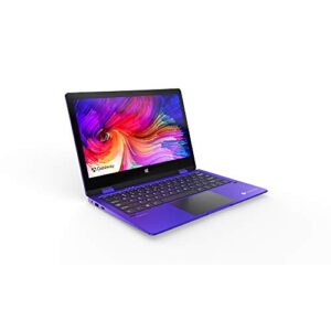 Gateway 11.6" 2-in-1 Touchscreen Laptop Computer, Purple, Intel Celeron N4020 Up to 2.8GHz, 4GB DDR4 RAM, 64GB eMMC, Webcam, HDMI, Windows 10 S, Office 365 Personal 1-Year, 64GB Flash Stylus