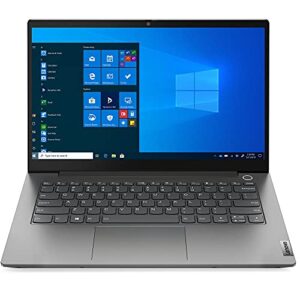 2021 lenovo thinkbook 14 gen 2, 11th gen intel i7-1165g7, 512gb ssd, 8gb ddr4 ram, 14″ fhd (1920 x 1080) ips, anti-glare, thunderbolt 4, win 10 pro – mineral grey