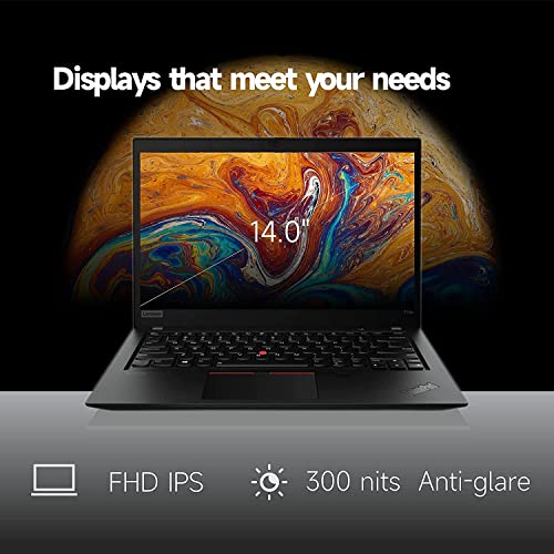 Lenovo ThinkPad T14s Light Laptop, 14" FHD IPS Touchscreen 300nits, AMD Ryzen5 Pro 4650U, Wi-Fi 6, USB-C, Backlit Keyboard, Rapid Charge, HDMI, Win10 Pro, w/HDMI Cable (16GB RAM | 512GB PCIe SSD)