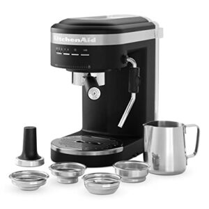 KitchenAid Semi-Automatic Espresso Machine KES6403, Black Matte