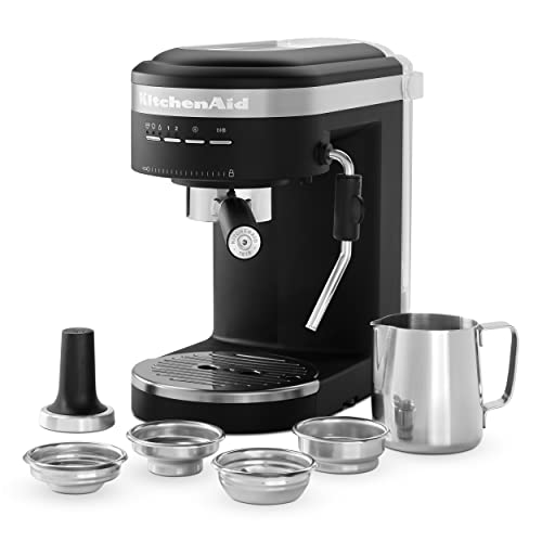 KitchenAid Semi-Automatic Espresso Machine KES6403, Black Matte