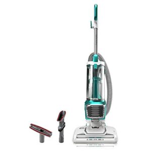 kenmore du2012 bagless upright vacuum 2-motor power suction lightweight carpet cleaner with 10’hose, hepa filter, 2 cleaning tools for pet hair, hardwood floor, green