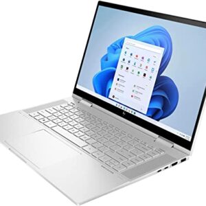 HP 2022 Envy X360 15 15t 2-in-1 Touchscreen (Intel 12th Gen i7-1255U, 16GB RAM, 512GB SSD, Webcam, Stylus) 15.6" FHD Convertible Laptop, Backlit KB, 2 x Thunderbolt 4, IST Computers Bag, Win 11 Home