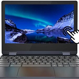 Lenovo Flex 3 11.6" 2 in 1 HD Touchscreen Chromebook, Mediatek MT8183(8 Cores, Up to 2GHz), 4GB DDR4 RAM, 64GB eMMC, Webcam, WiFi 5, Bluetooth 5.0, USB-A&C, All Day Battery Life, Chrome OS