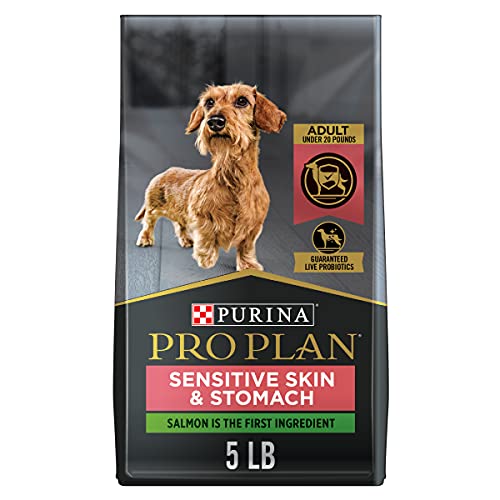 Purina Pro Plan Sensitive Skin and Sensitive Stomach Small Breed Dog Food, Salmon & Rice Formula - 5 lb. Bag