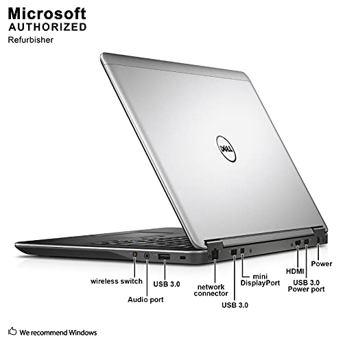 Dell Latitude E7440 14.1in HD Business Laptop Computer, Intel Core i5-4200U up to 2.6GHz, 8GB RAM, 128GB SSD, USB 3.0, Bluetooth 4.0, HDMI, WiFi, Windows 10 Professional (Renewed)