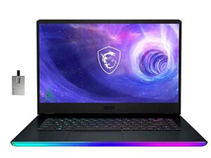 msi 2022 ge76 raider gaming 17.3″ thin bezel ips fhd 144hz laptop, 12th core i7-12700h, 64gb ram, 2tb pcie ssd, backlit keyboard, geforce rtx 3060 6gb, fhd webcam, win11 pro, grey, 32gb usb card