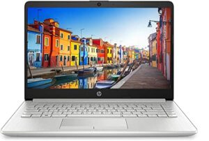 hp 2022 14-inch fhd 1920 x 1080 laptop pc, amd ryzen 3 3250u dual-core processor, 4gb ram, 1tb hard drive, hdmi, amd radeon vega 3 graphics, windows 10 home, silver(renewed)